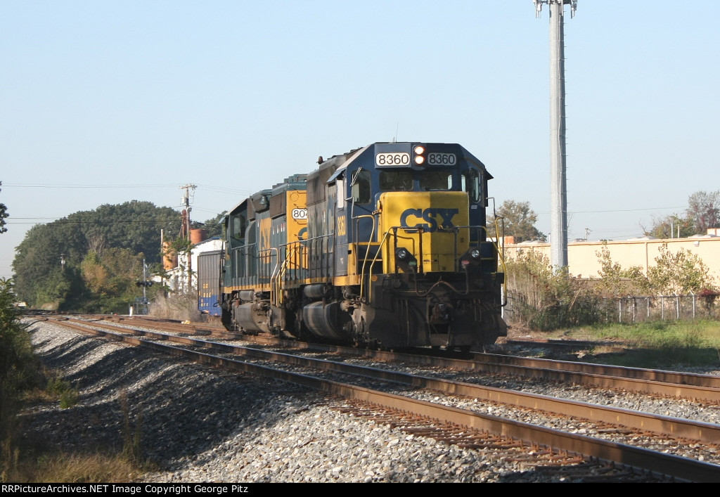 CSX 8360 at Rosedale, MD